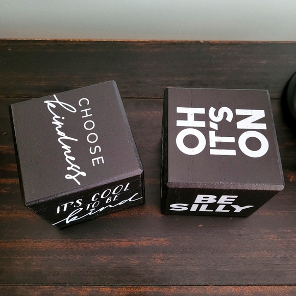 Accents | Inspired Words Block Decor | Poshmark